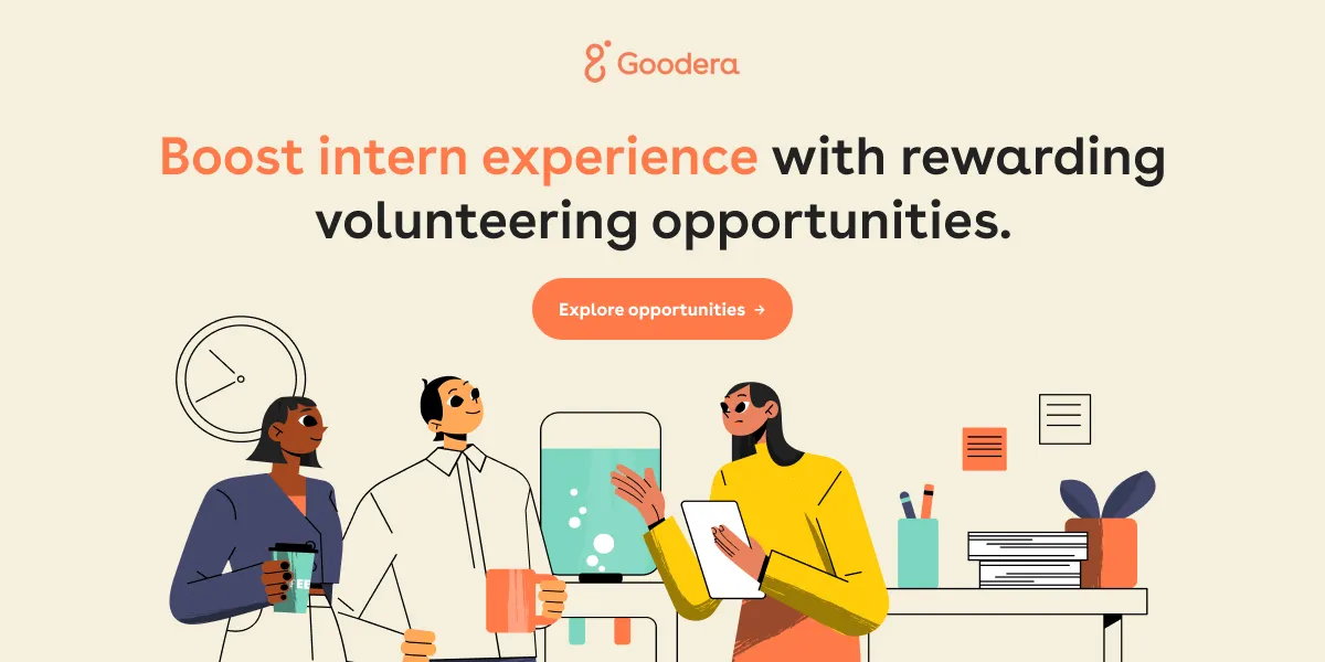 Boost intern onboarding experience with volunteering
